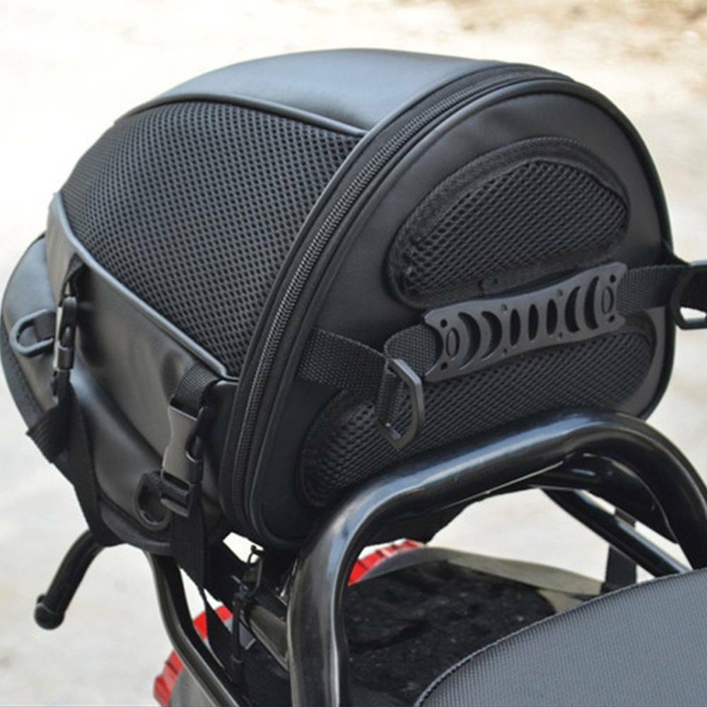 Motorcycle Tail Back Seat Storage Carry Hand Shoulder Waterproof Saddle ...