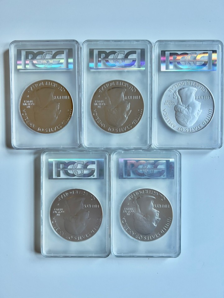 2012 PCGS SP70 FS 5oz America The Beautiful ATB 5 coins 4 Mercanti ...