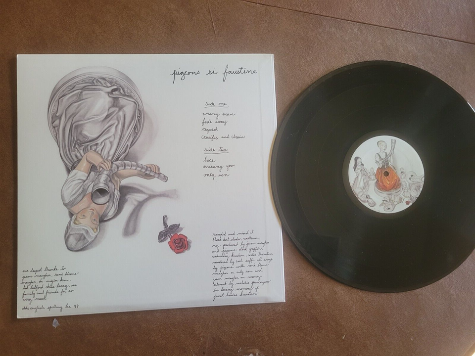 The Pigeons "Si Faustine" Vinyl LP, Olde English Spelling Bee Records ...