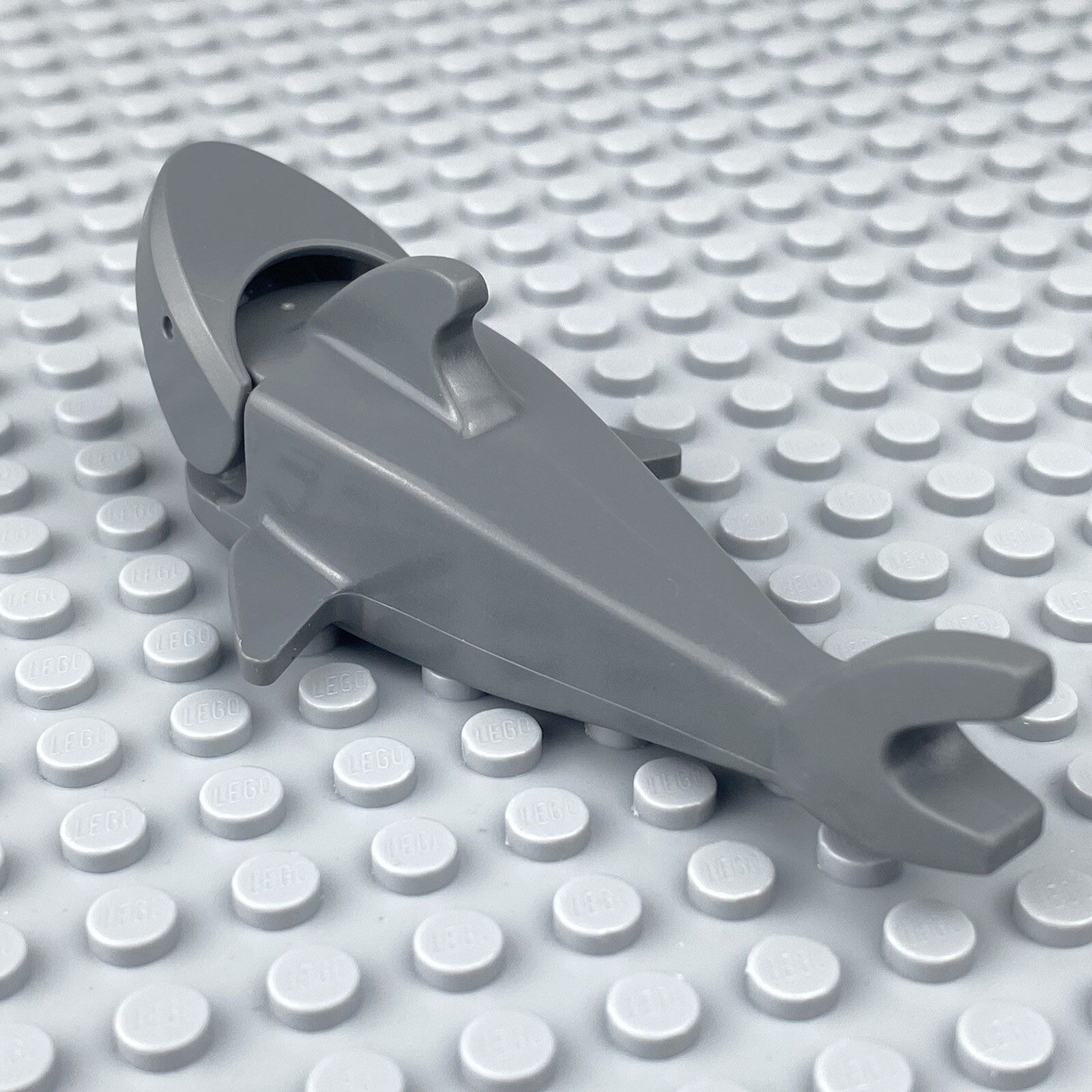 LEGO Dark Bluish Gray Shark Minifigure Water Animal Sea Creature ...