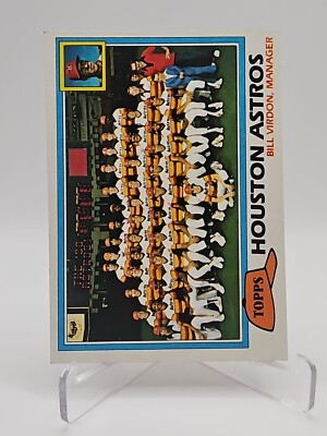 1981 Topps Baseball #678 Houston Astros Team Photo/Checklist Vintage ...