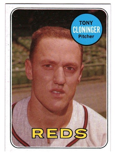 1969 Topps #492 Tony Cloninger, Cincinnati Reds | eBay