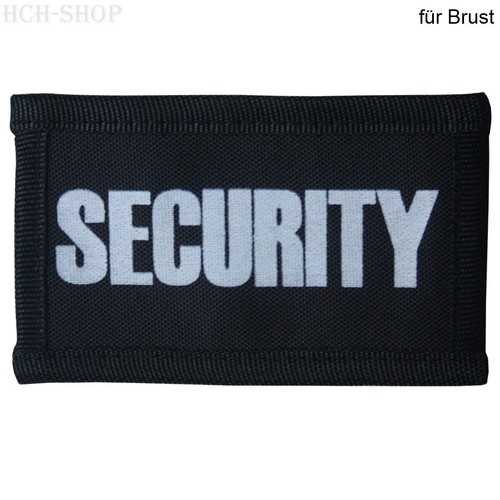 Security Abzeichen Aufnäher Patch mit Klett Brustpatch Rückenpatch wählbar | eBay.de