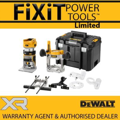 DeWalt DCW604NT 18v XR Li-ion Brushless Cordless Router with Base Body ...