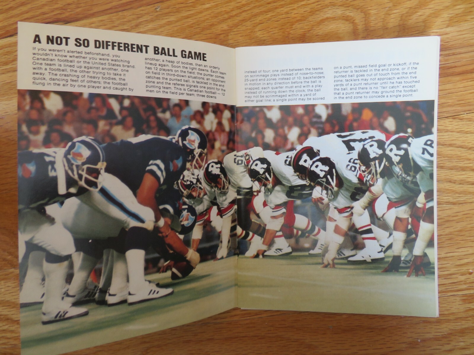 Canadian Football League CFL 1983 PROL FB FROM CANADA Guide Toronto ...