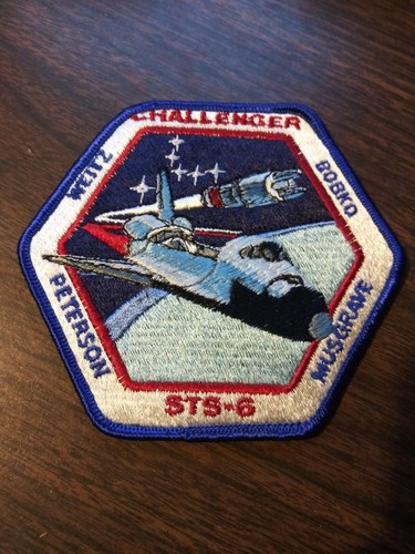 NASA STS-6 Challenger Space Shuttle Program Large Patch | eBay