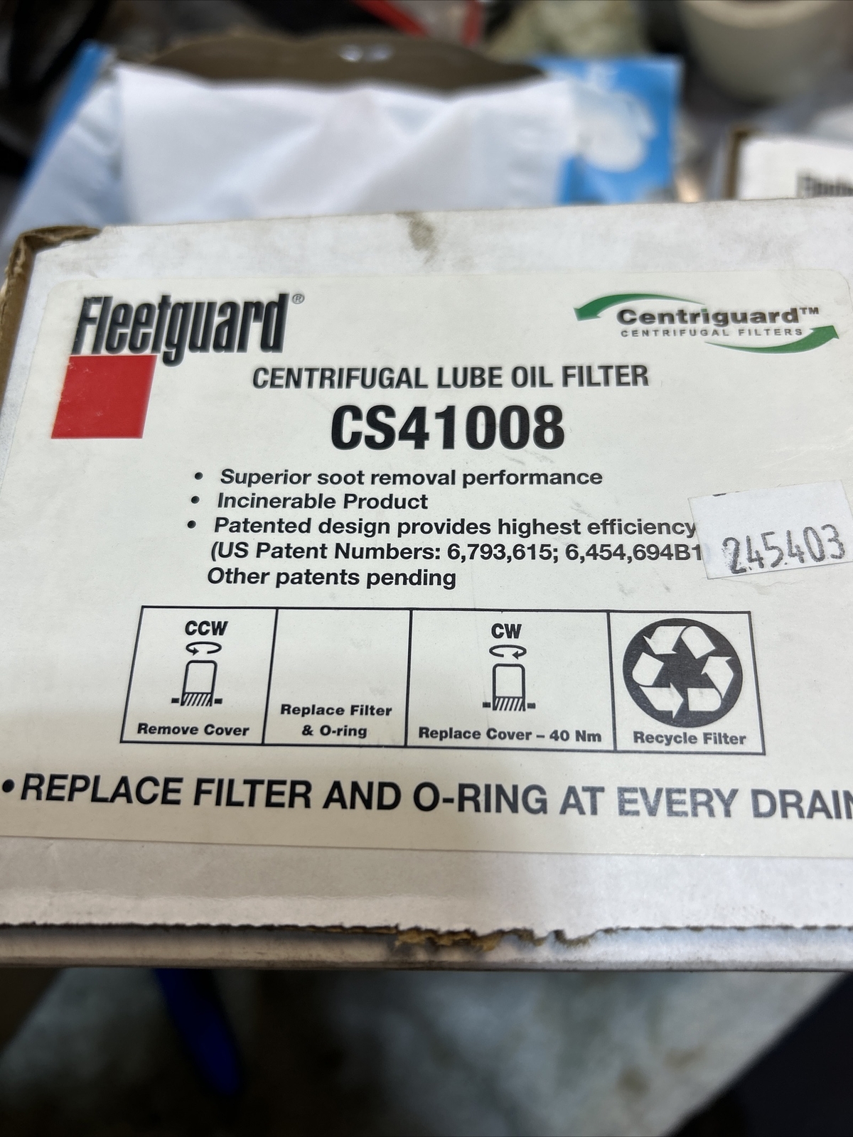FLEETGUARD CS41008 - cross reference oil filters | oilfilter ...