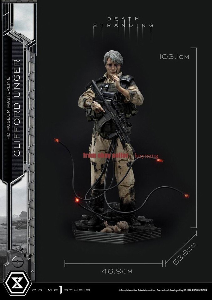 Prime 1 Studio HDMMDS-02 Death Stranding 1/2 Clifford Unger Statue ...