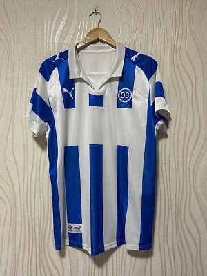 OB ODENSE 2008 2010 HOME FOOTBALL SHIRT SOCCER JERSEY PUMA PLAYER ISSUE ...
