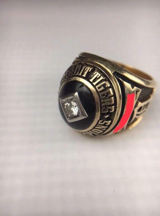 Detroit Tigers 1968 Balfour World Series Championship Ring with ...