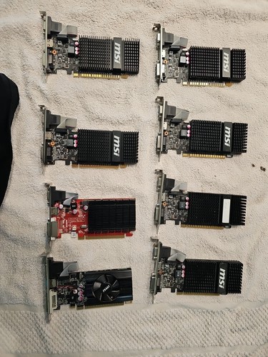 +81 Lot Of 8 Graphics Cards, Most Are 1gb Size TESTED | eBay
