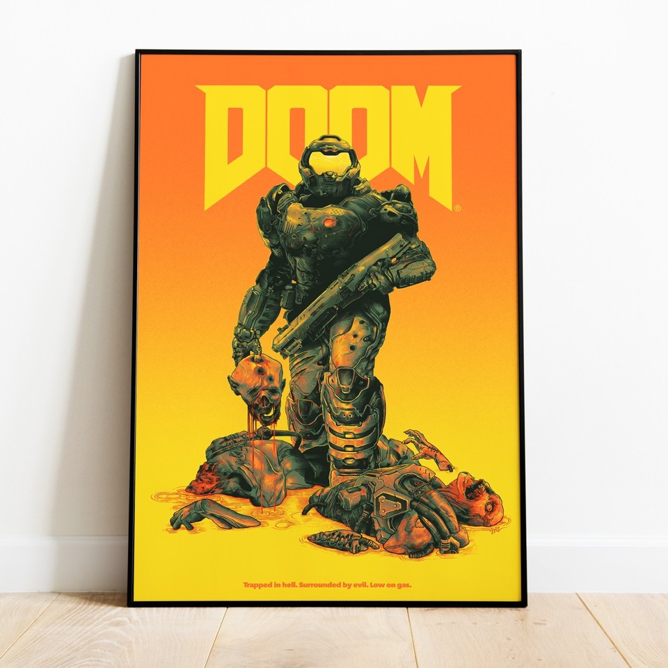 Doom - Art Poster / Print - A3 A4 - Buy 1 Get 1 Free | eBay UK