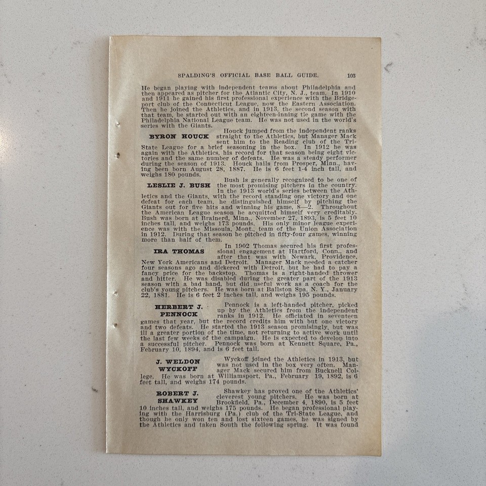 1913 Cincinnati Reds Group Photo- Spalding Guide - Heinie Groh | eBay