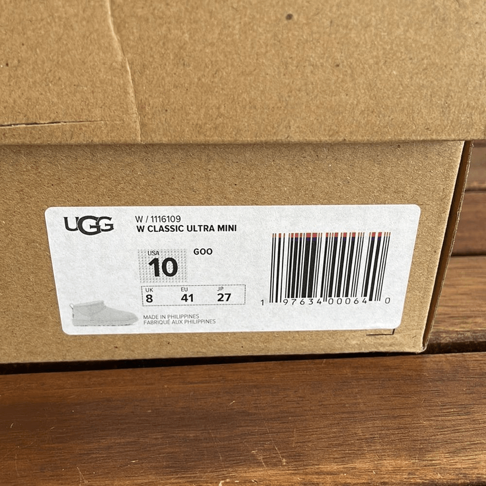 UGG Classic Ultra Mini Booties Goose USA Women Size 10/UK 8/EU 41 | eBay