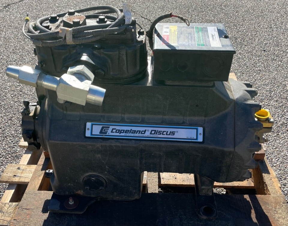 NEW Copeland Discus Semi-Hermetic Refrigeration Compressor 3DE3A0750 ...