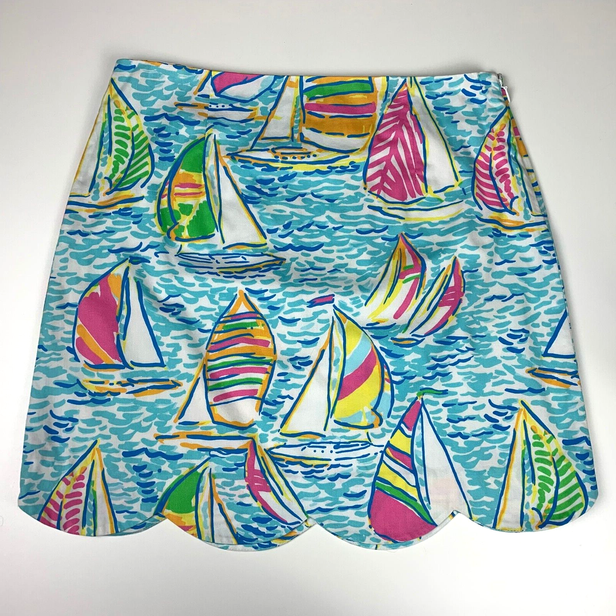 Lilly Pulitzer You Gotta Regatta Background French Blue Summer Sail