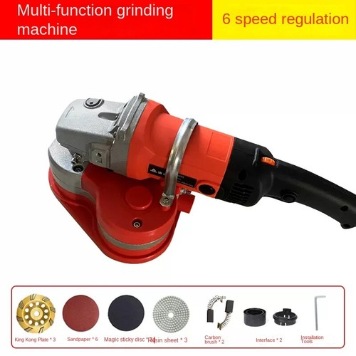 Three Head Dustless Grinder Triangle Floor Grinder Grinding Edge ...