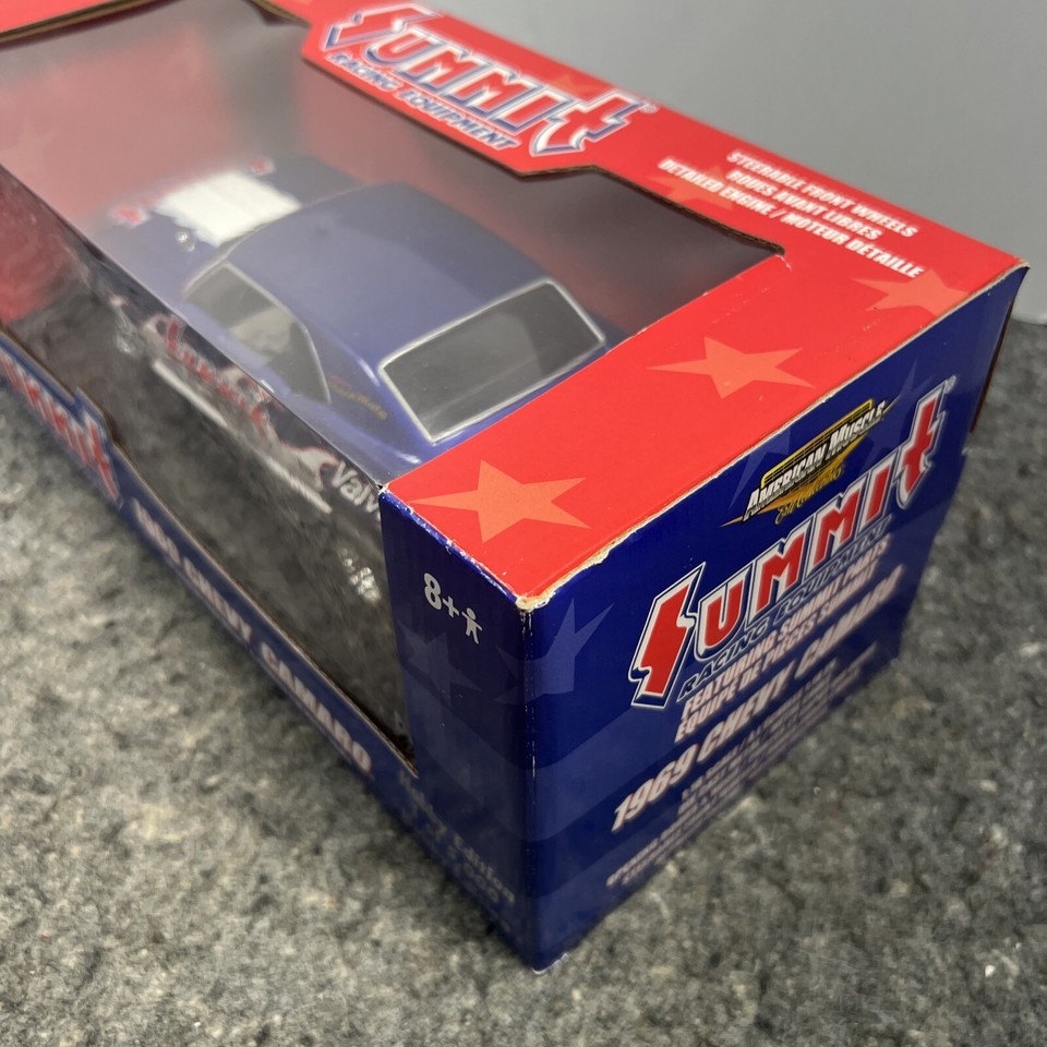 MIB 1/18 SCALE ERTL 1969 CAMARO SUMMIT DRAG RACING HOBBY EDITION ...