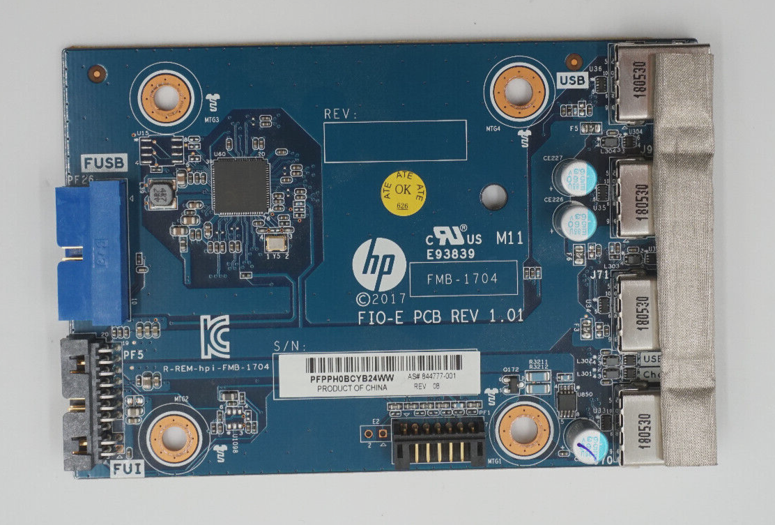 HP Z4 Z6 Z8 G4 Workstation Control Panel Assembly Kit 935684-001 844777 ...