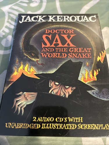 Jack Kerouac Dr. Doctor SAX 2 Audio CDs w/ Screenplay Jim Carroll Reads ...
