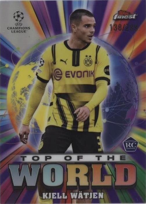 2024-25 Topps Finest Uefa Club Competitions - Top of the World Kjell ...