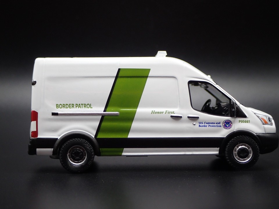 2020 FORD TRANSIT SPRINTER US CUSTOMS BORDER PATROL 1:64 SCALE DIECAST ...