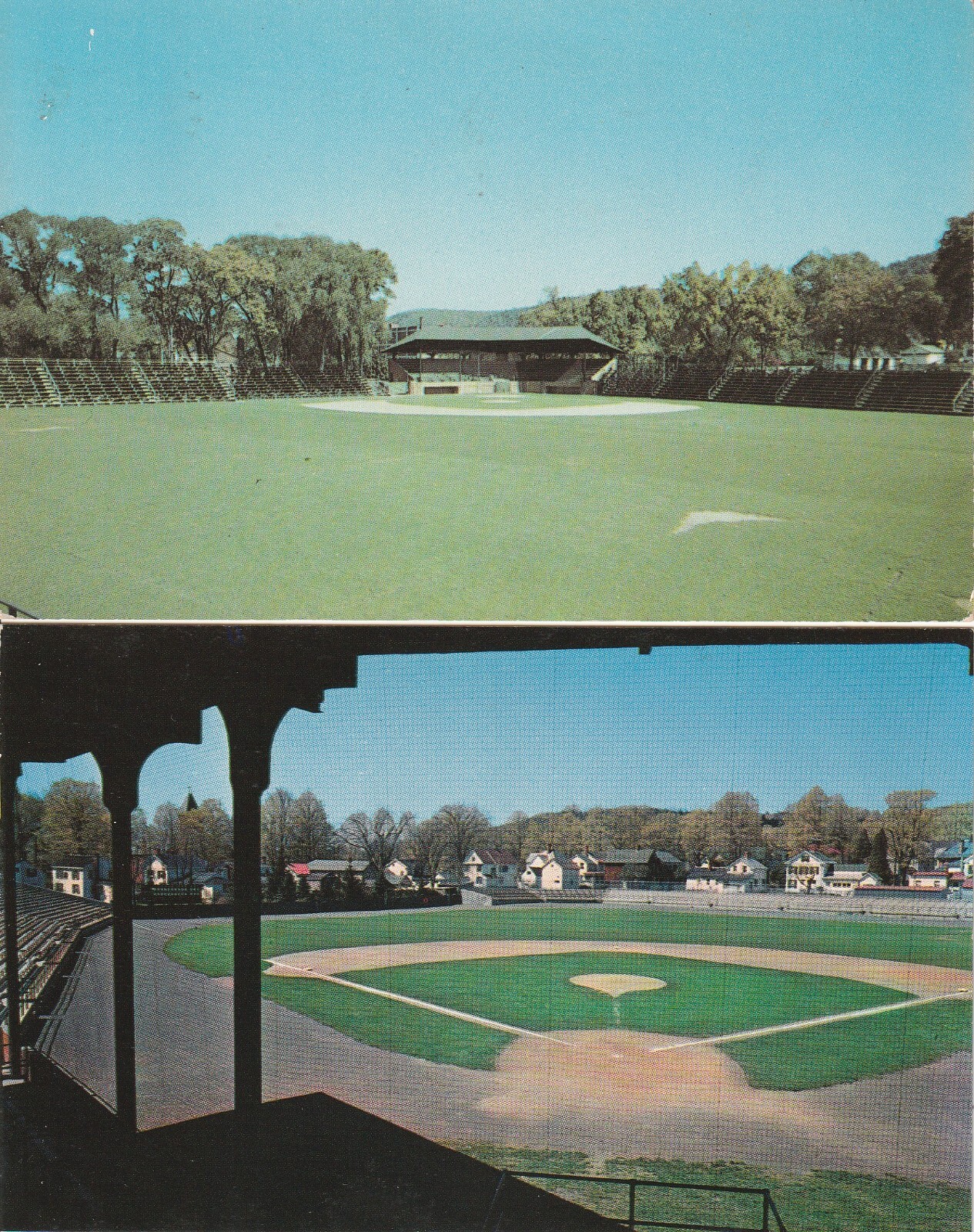(2) Cooperstown New York Doubleday Field Hall of Fame Baseball Stadium ...