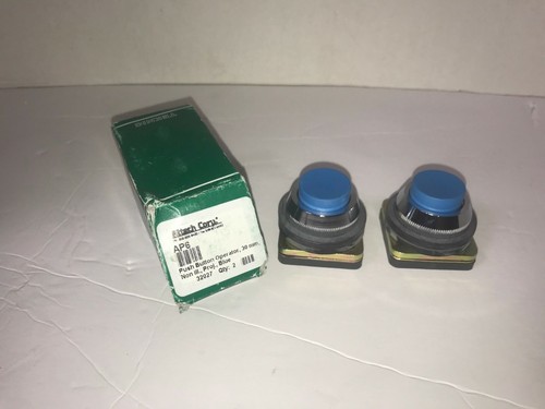 Qty 2 Blue Projectins Push Button AP6 Teknic 30mm Altech | eBay