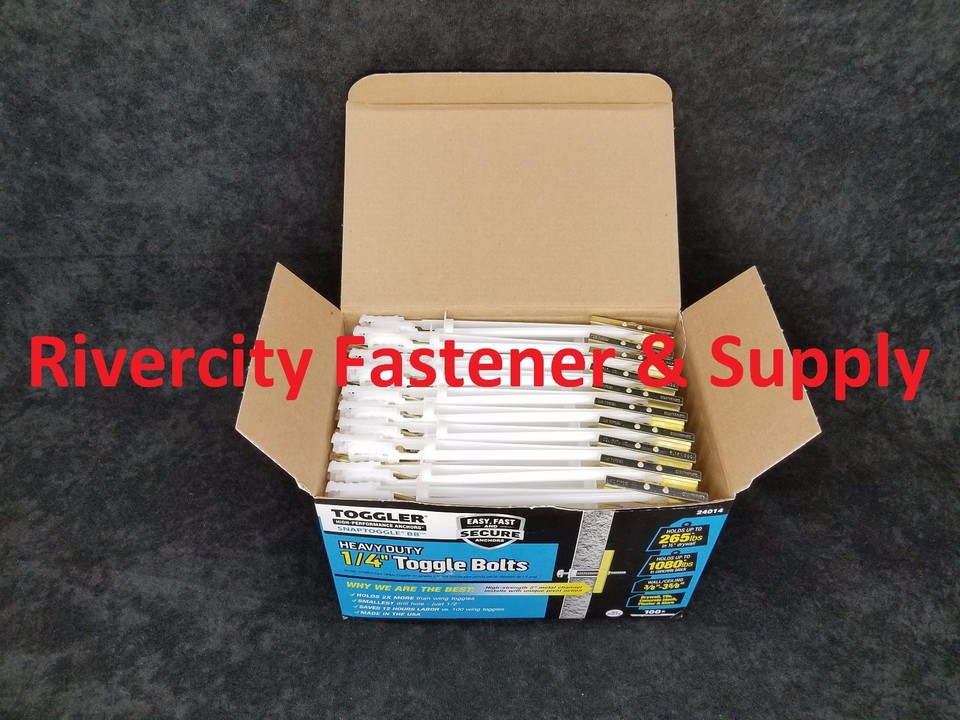 (1000) Toggler Snap Toggle BB 1/4" Heavy Duty Strap Toggle Bolts Anchor ...