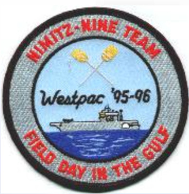 4.5" NAVY CVN-68/CVW-9 1996 FIELD DAY WPAC EMBROIDERED PATCH | eBay