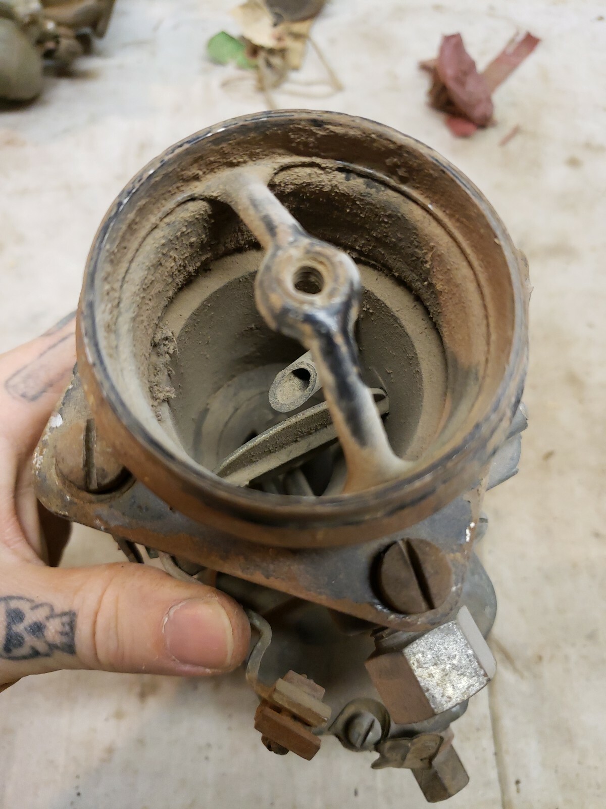 Chevy Carter carburetor Chevrolet inline 6 cylinder 216 truck #6 | eBay