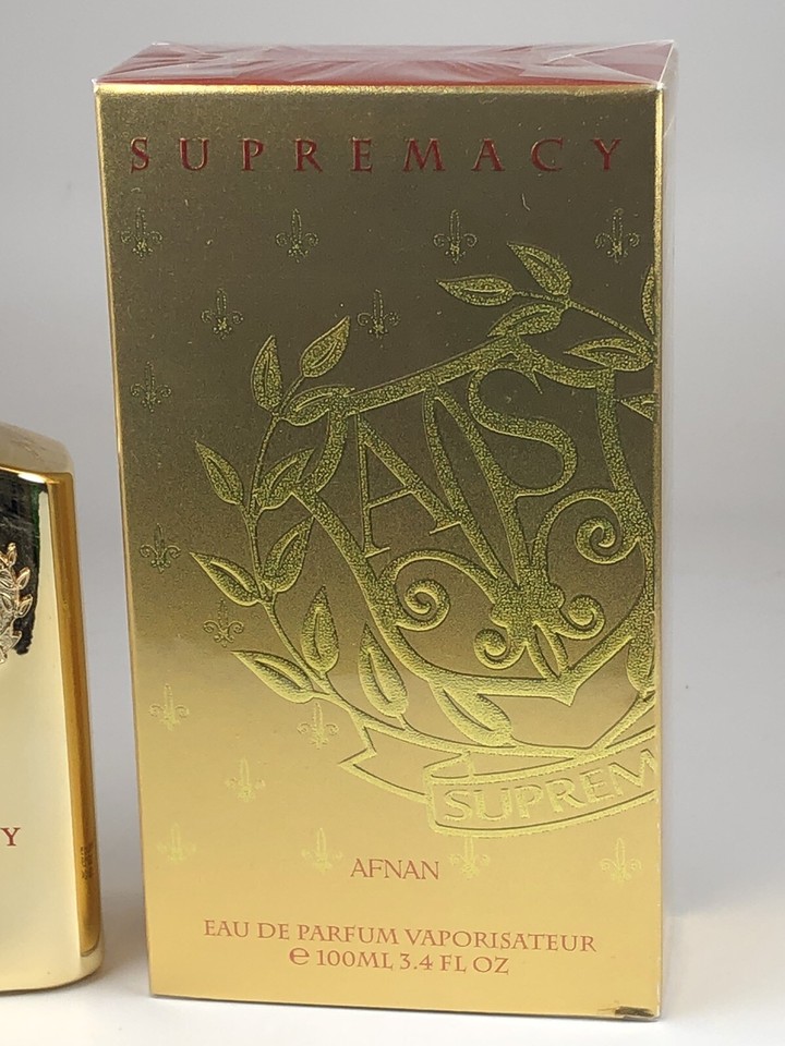 Supremacy Gold Afnan Eau De Parfum Spray 3.4 oz 100 ml New in Box | eBay