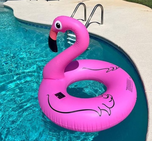 Inflatable Flamingo Pool Floats with Lights,Solar Powered Flamingo ...
