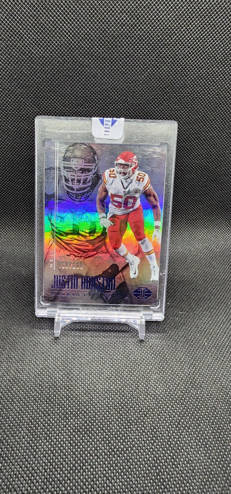 2017 Panini Illusions Trophy Collection Blue /100 Justin Houston Neil ...