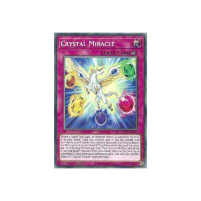 Crystal Miracle SDCB-EN033 : YuGiOh Common Card 1st Edition | eBay UK