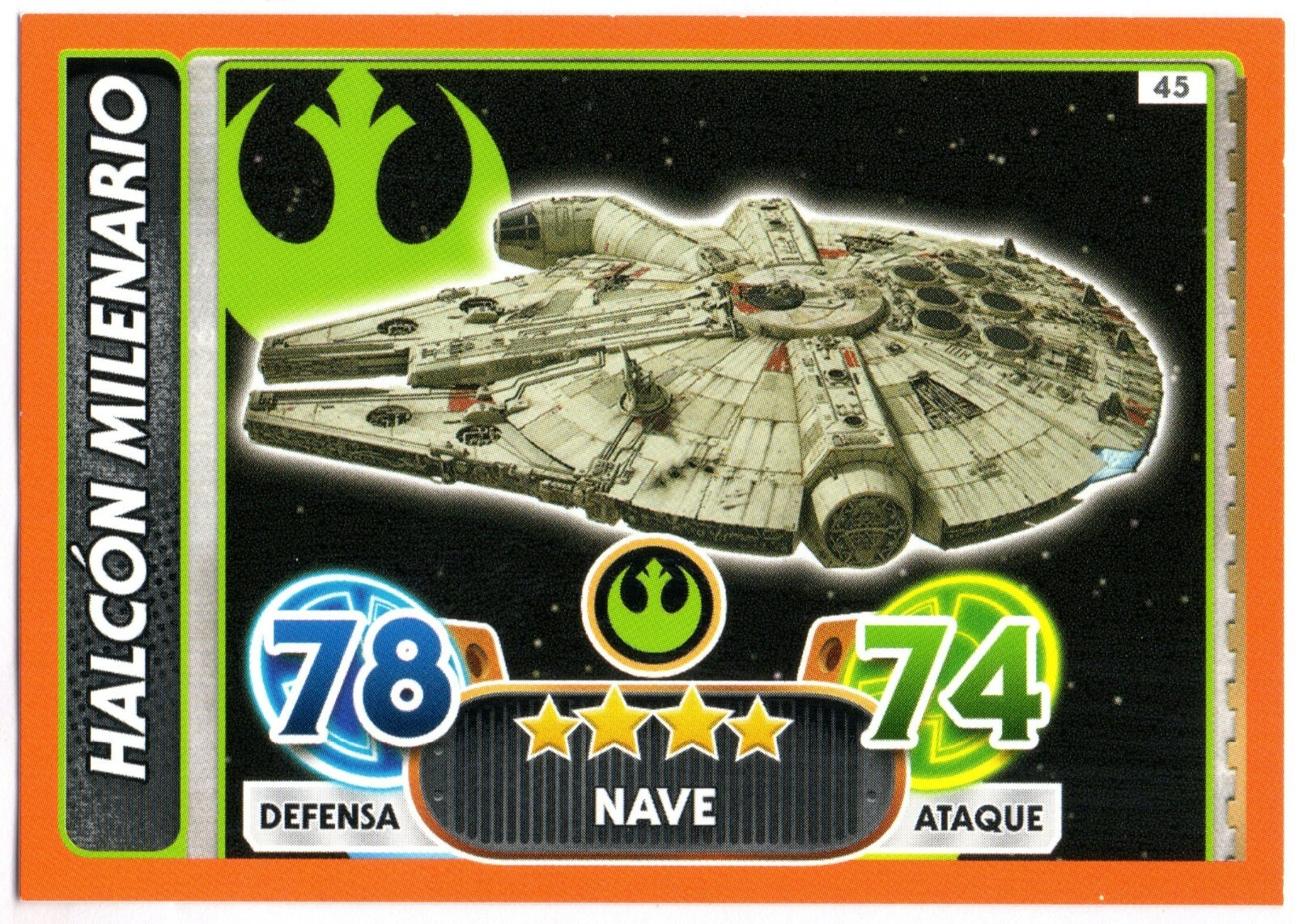 HALCON MILENARIO #45 CROMO STAR WARS - FORCE AWAKENS EXTRA 2016 TOPPS | eBay