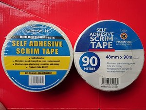 Professional Drywall Scrim Tape Self Adhesive Plasterboard Joint Repair ...