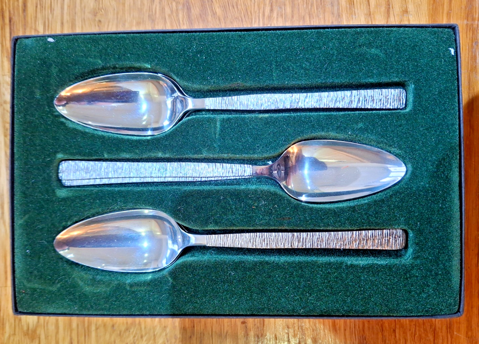 Viners Studio 1960s Bark Design by Gerald Benney - Boxed Sets | eBay UK