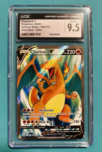 Charizard V (Full Art) 153/172 Swsh09: Brilliant Stars Holo. PSA. BGS ...