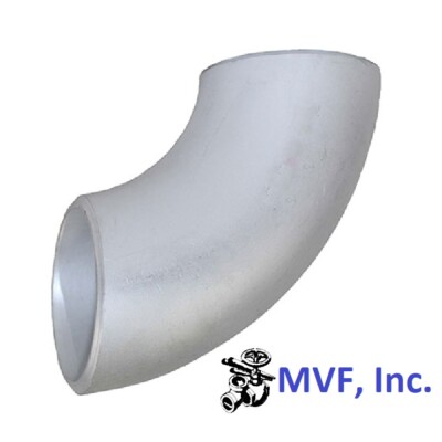 2" S/40 Long Radius 90º Elbow, BW, Aluminum 6061-T6 Pipe Fitting ...