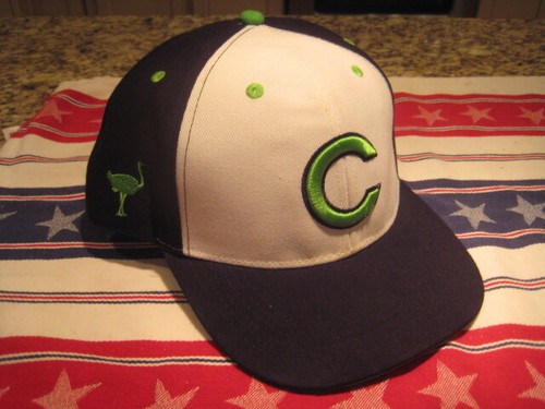 Chicago Cubs KCCO Chive On Black White Green Snap Back Baseball Hat Cap ...