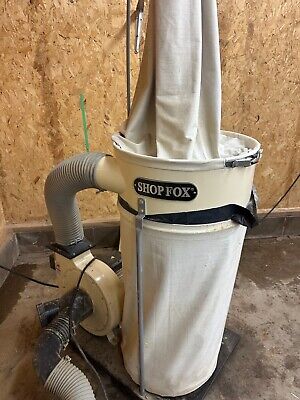 Shop Fox Dust Collection system 1 1/2 hp. model # W1685 5.4 cu ft | eBay