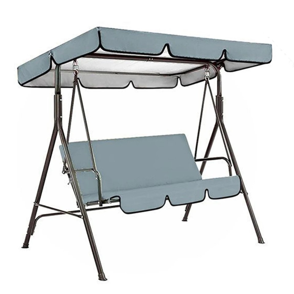 Outdoor Swing Chair Canopy Roof Shade Multi-color Swing Chair Awning ...