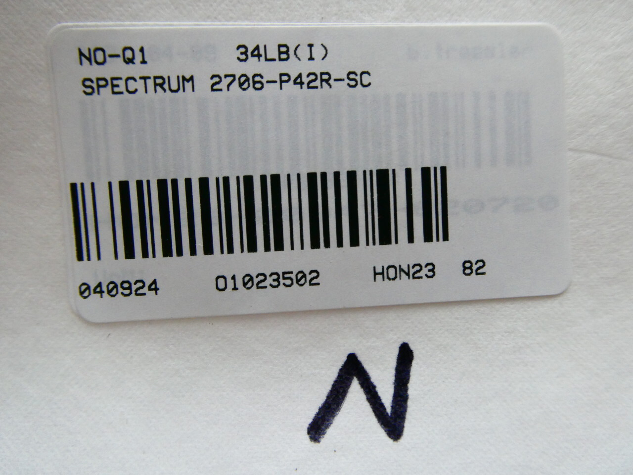 Spectrum Controls 2706-p42r-sc InView Message Display Unit 9110003-02 ...