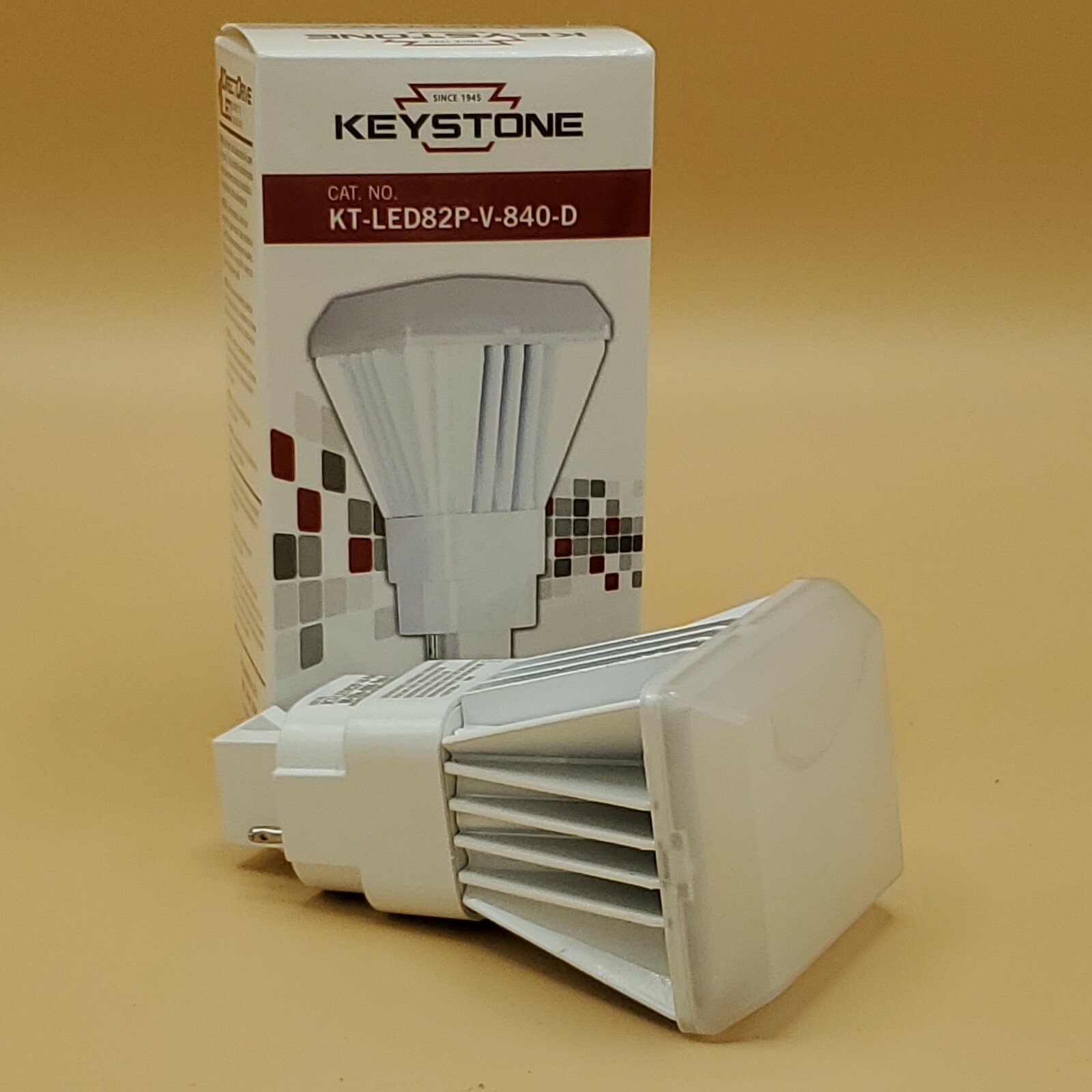 Box of 10 Keystone 8W 2-Pin LED Vertical 4000K Direct Drive KT-LED82P-V ...