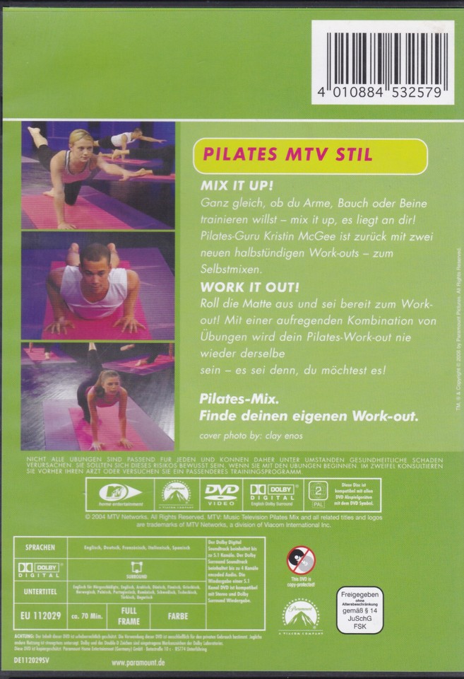 MTV Fitness - Pilates-Guru Kristin McGee / DVD | eBay.de