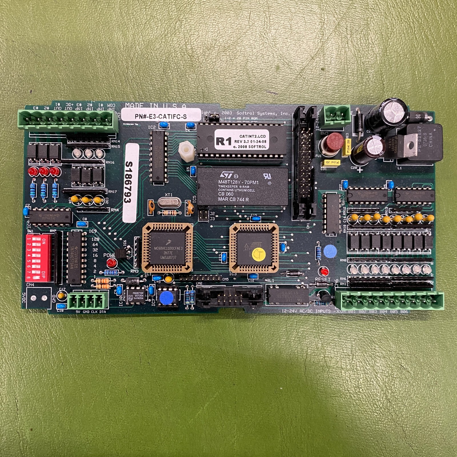 Softrol Systems E3-CATIFC-S PCB Card - CATALYST TUNNEL Laundry chemical ...