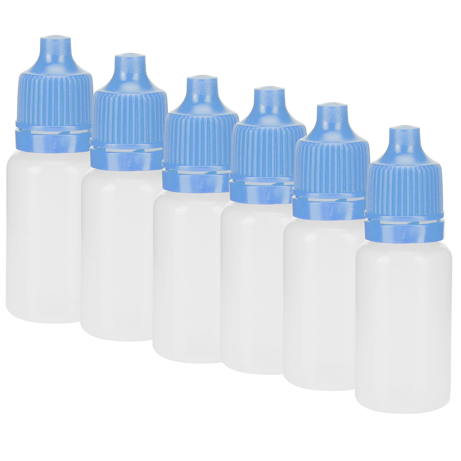Bleu 50Pcs 10ml Eye Liquid Bottle Portable Squeezable Empty Eye Drops ...