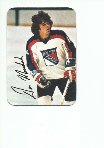 DON MURDOCH 1977-78 Topps Hockey Glossy card #12 New York Rangers EX+ ...