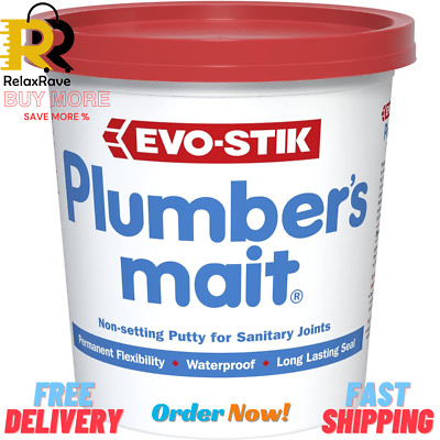 Plumber's Plummers Mait Mate Quick Water Leak Repair Putty 750g Tub ...